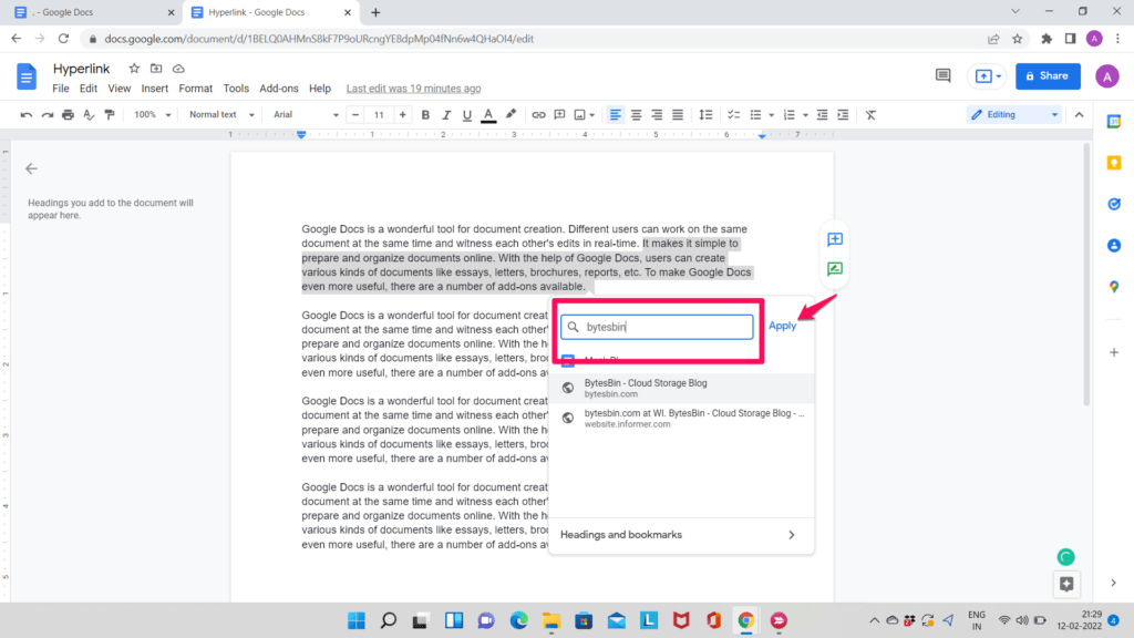 How to Add Hyperlink in Google Docs in 2025?