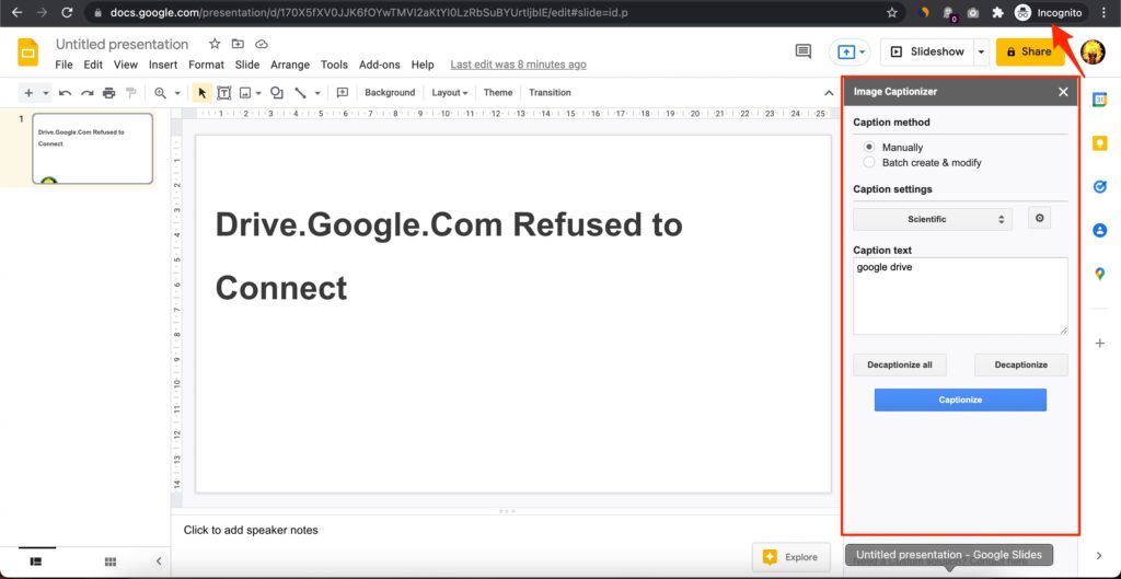 How to Fix 'drive.google.com Refused to Connect'?
