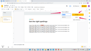 How to Use Spell Check in Google Slides?