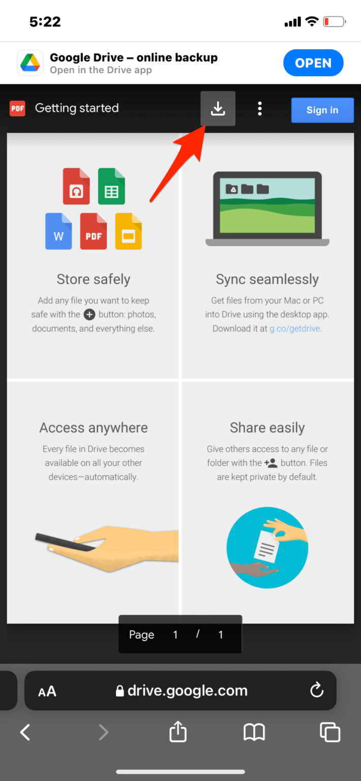 How to Download Google Drive Files on iPhone? [2026]