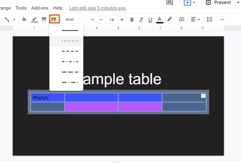 How to Add and Edit Tables in Google Slides? - BytesBin
