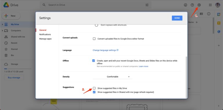 How to Delete Recent Activity in Google Drive?