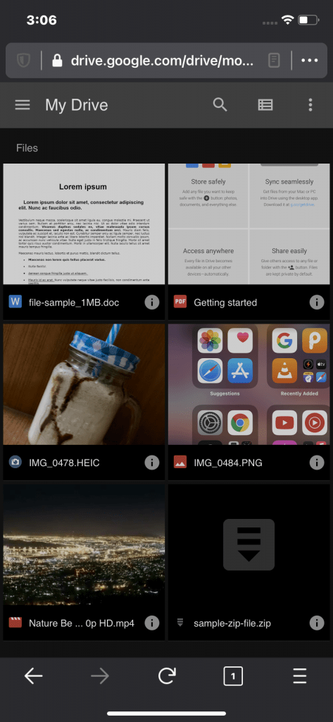 Enable Dark Mode on Google Drive for iPhone (2025)