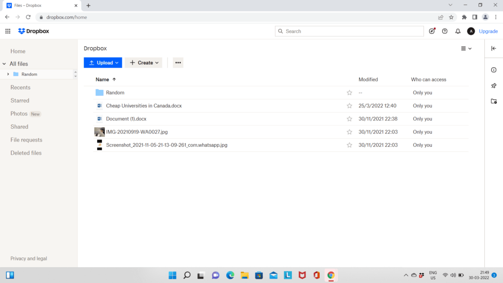 How to Pin Files and Folders in Dropbox?