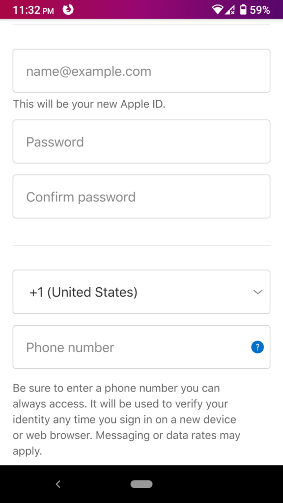 How to Create an iCloud Account on Android?