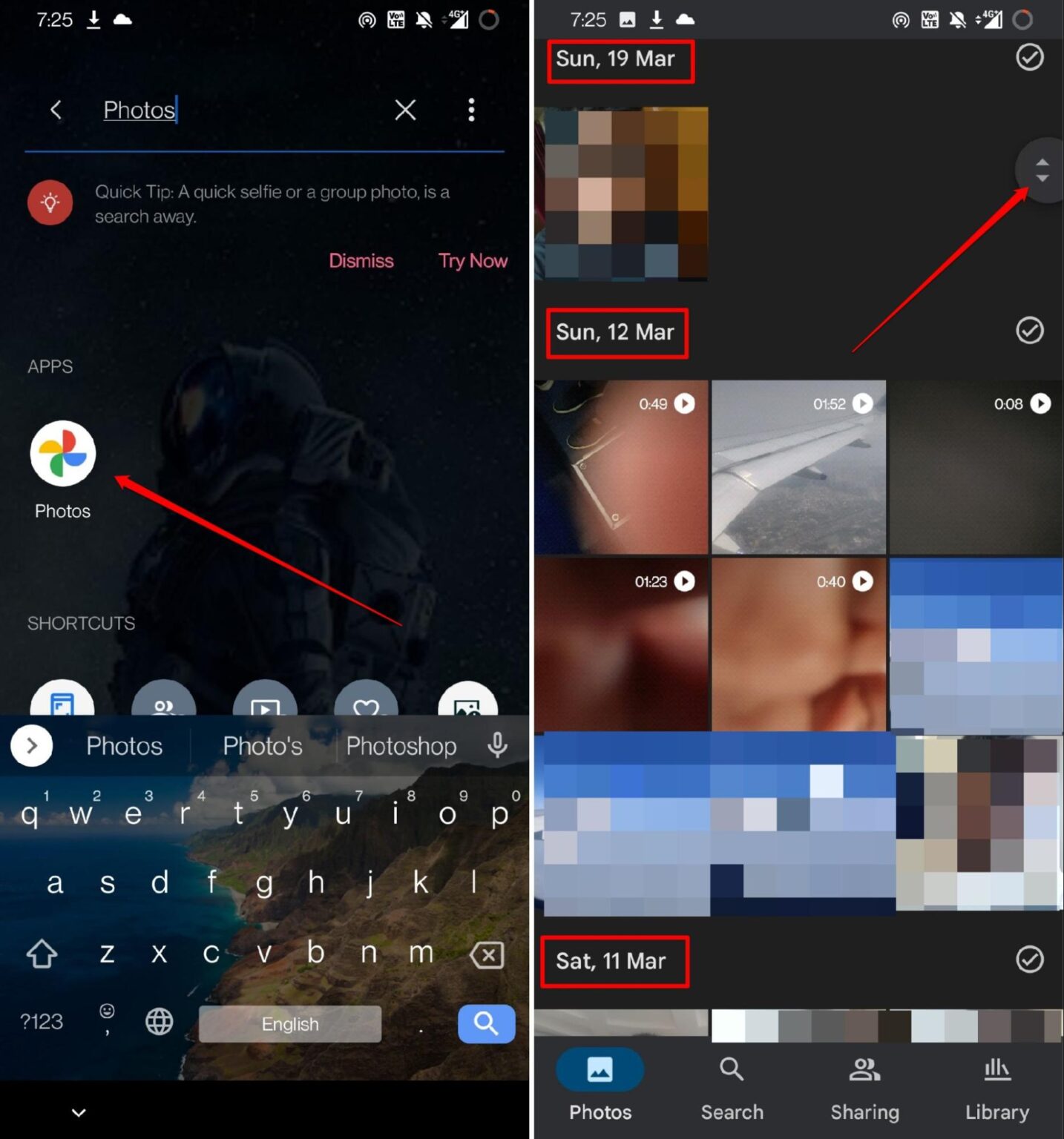 How to Find Old Photos on Google Photos?