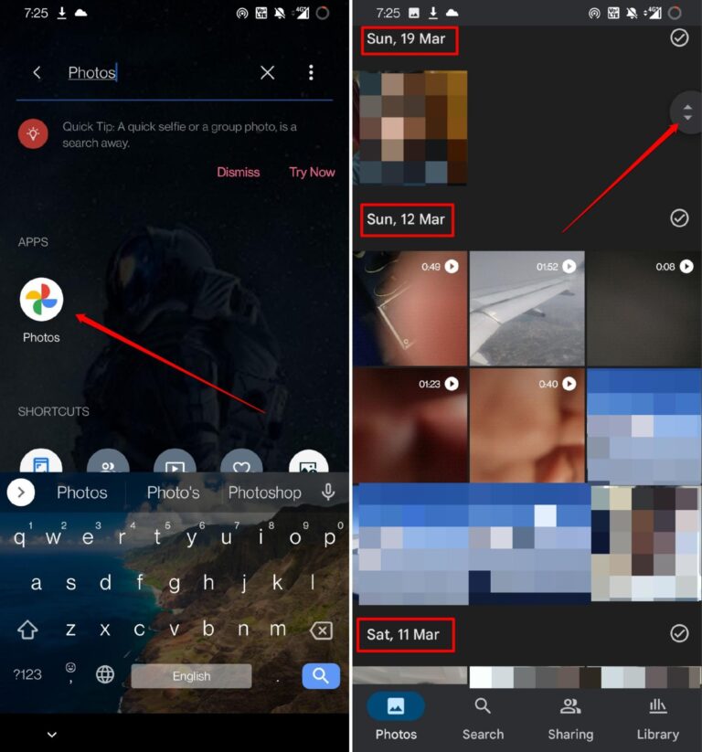 How to Find Old Photos on Google Photos?
