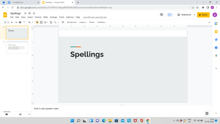 How to Use Spell Check in Google Slides?