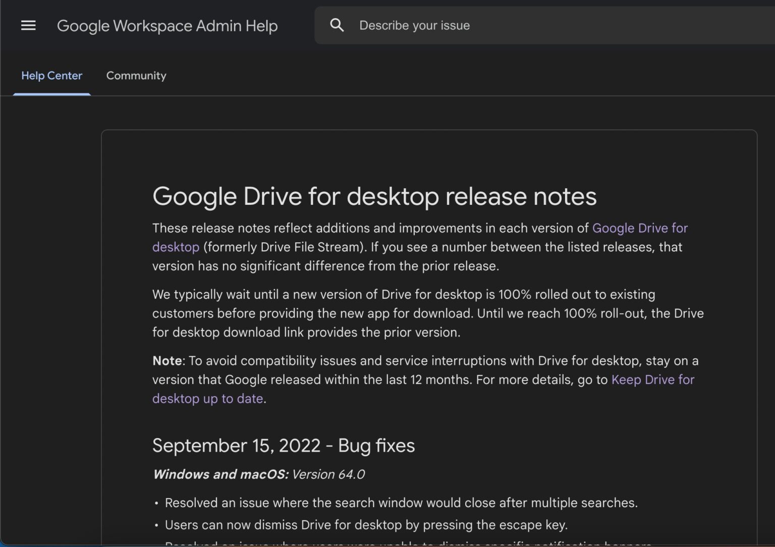 How to Update Google Drive for Desktop on PC?