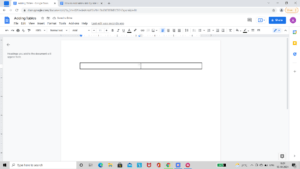 How to Add Tables Side by Side in Google Docs?