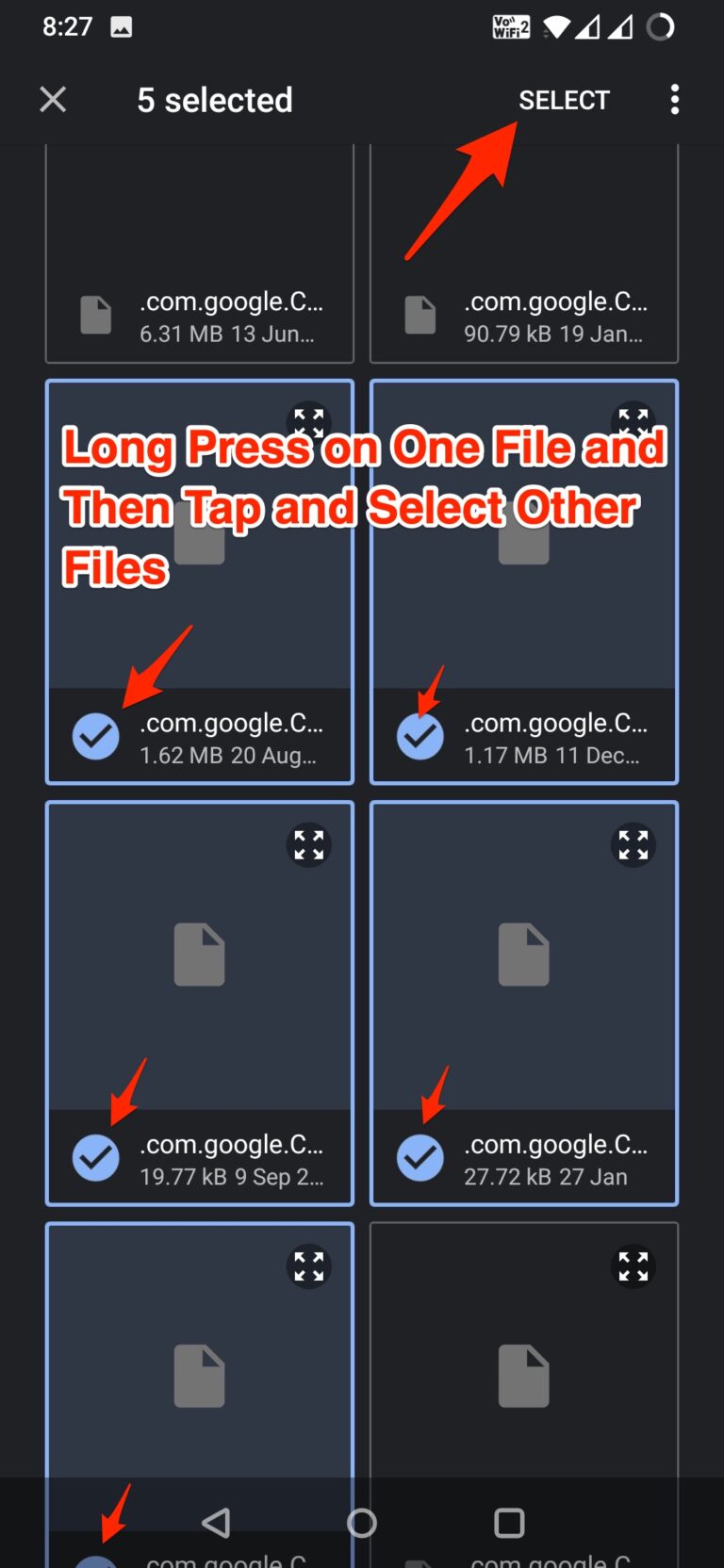 How to Upload Multiple Files to Google Drive on Android?
