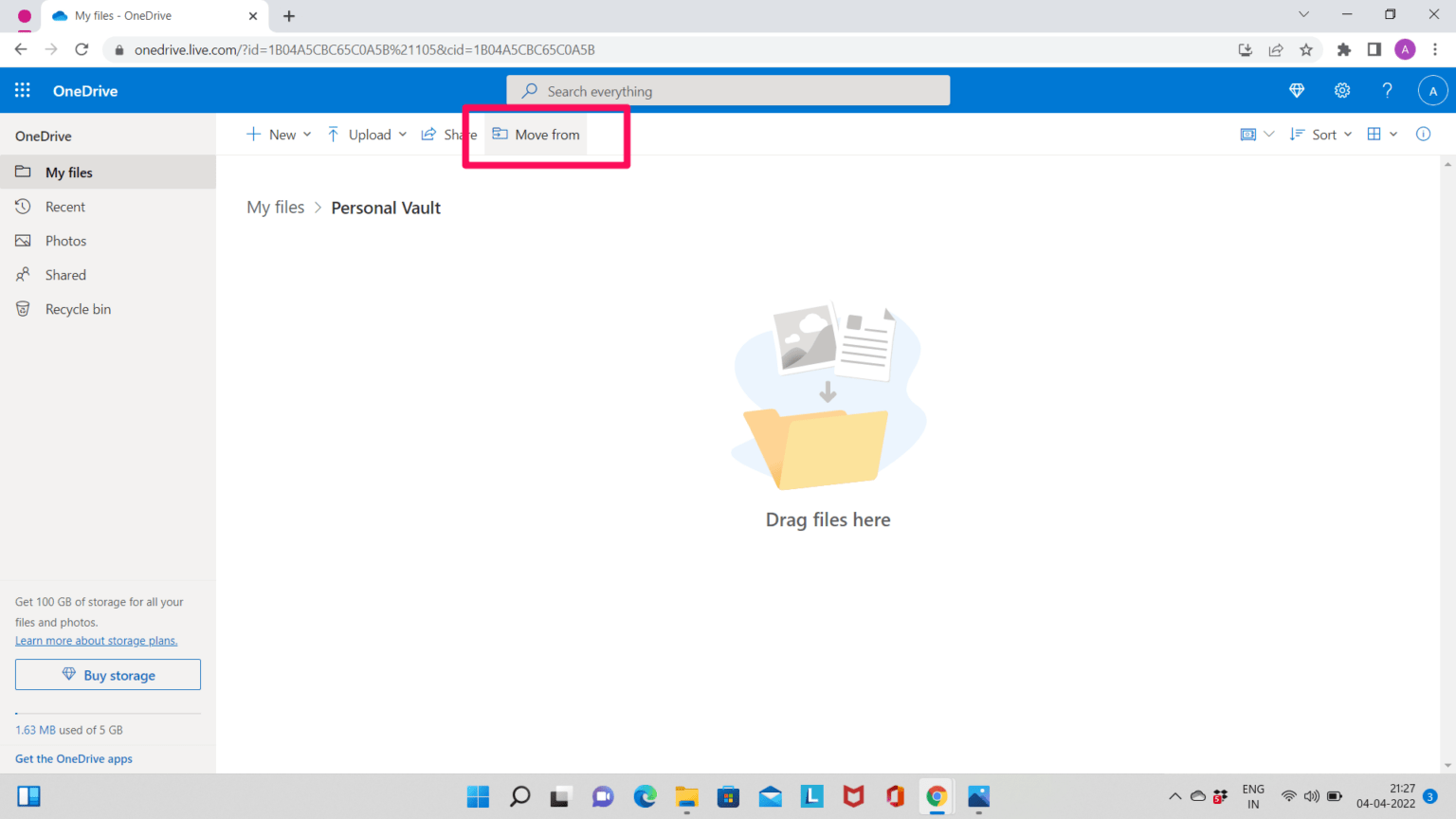 How to Use Personal Vault on OneDrive: Protect your Files