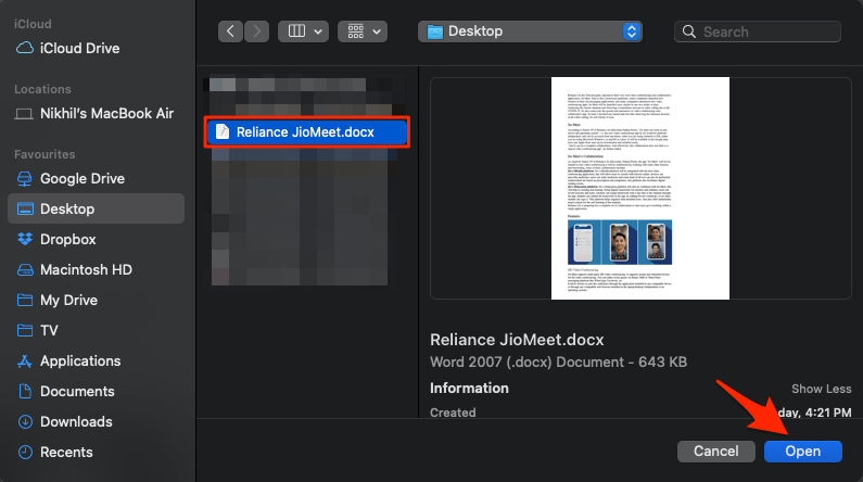 How To Open DOCX In Google Docs 2023 