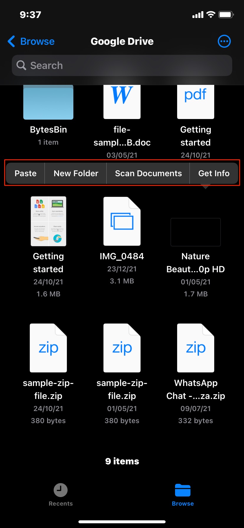 How To Upload Multiple Files To Google Drive From IPhone 