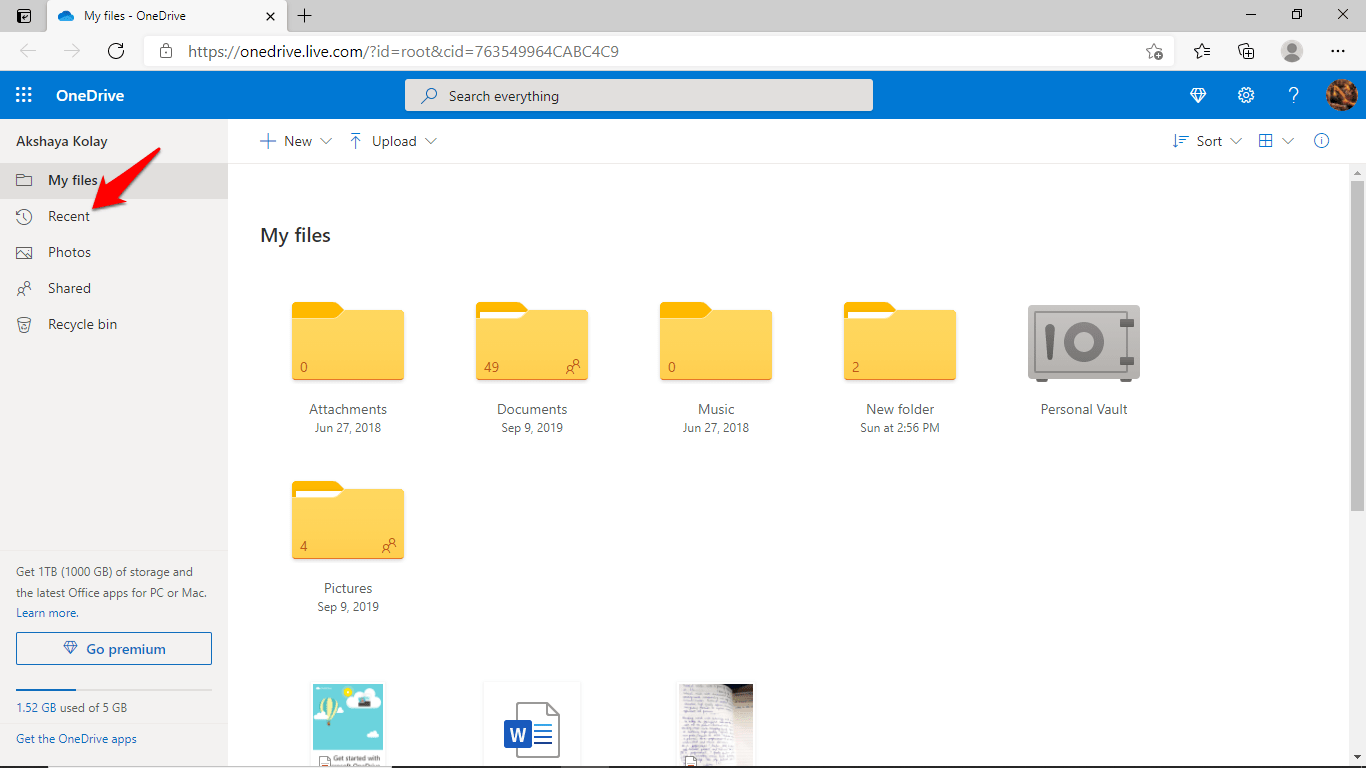 Shared Onedrive