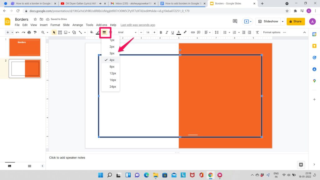 How To Add Border To Google Slides In 2023 