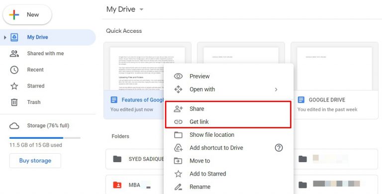 Google Drive Features | Detailed Guide (2025)