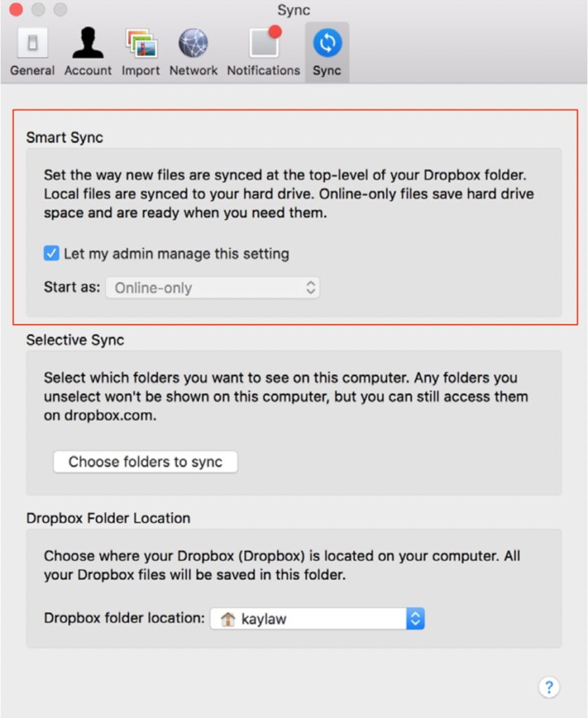How to Sync Dropbox Folder with Mac?