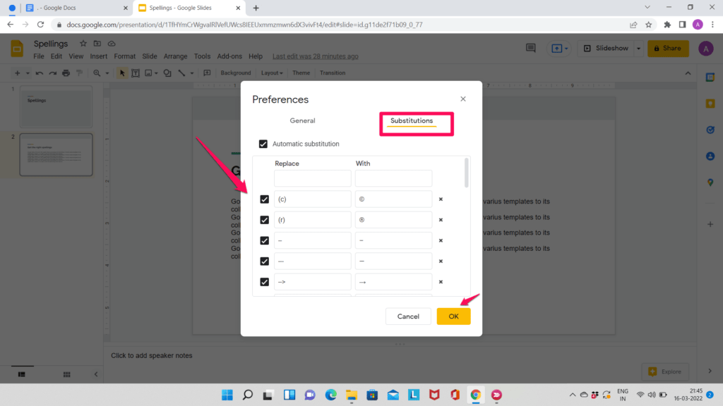 How to Use Spell Check in Google Slides?