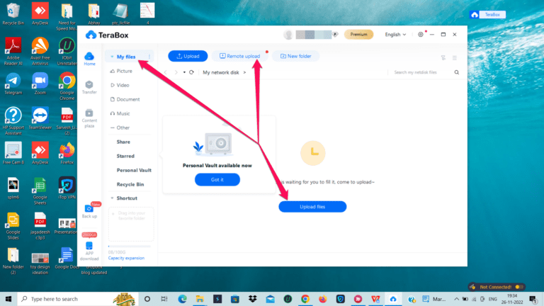 TeraBox on Windows: How to Backup and Sync