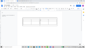 How to Add Tables Side by Side in Google Docs?